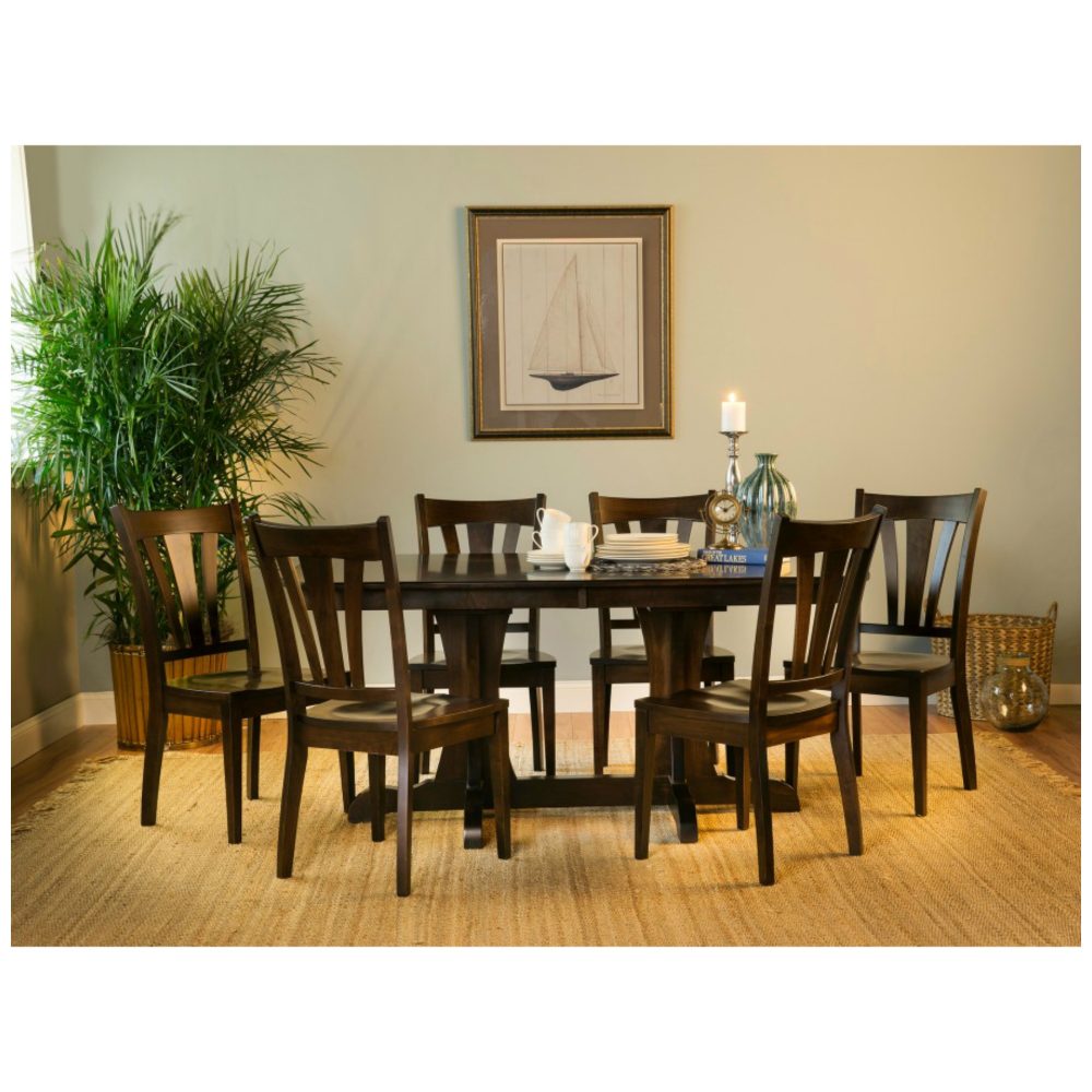 Bridgeport Double Pedestal Table by Fusion Designs - Stewart Roth Furniture