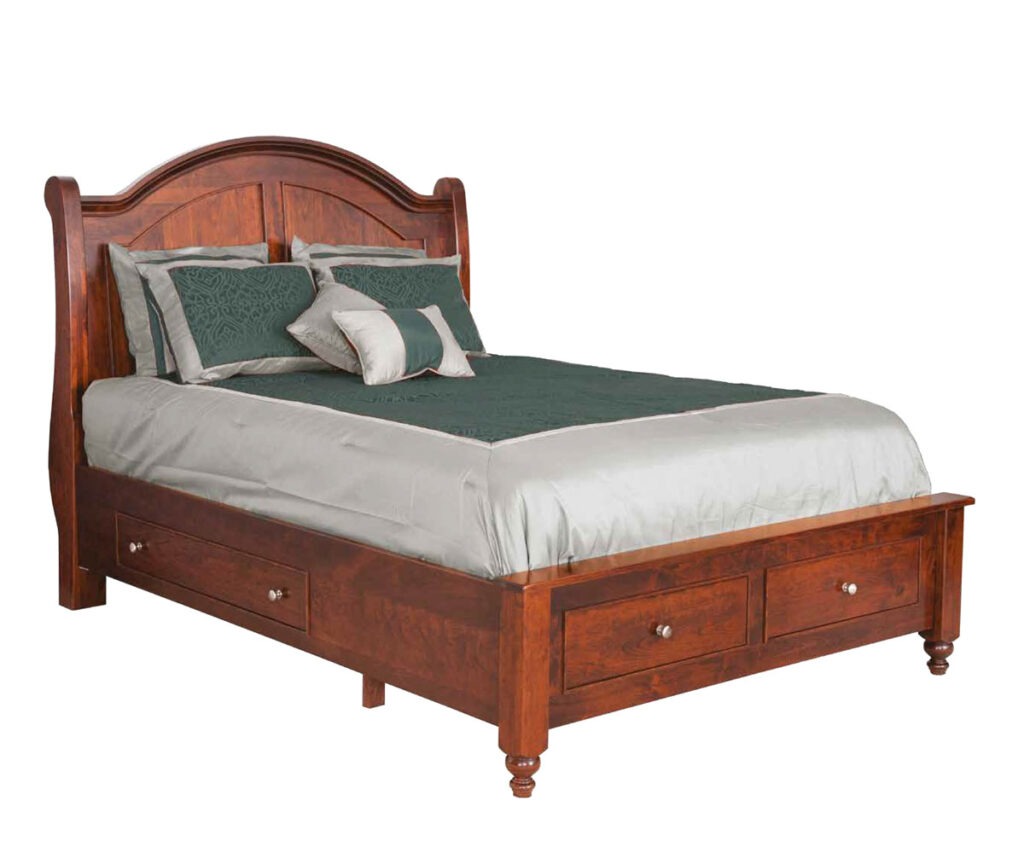 Duchess Sleigh Bed With Drawers by Criswell Furniture - Stewart Roth ...